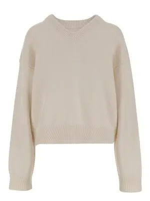 ARMARIUM Cashmere Knit Sweater - White