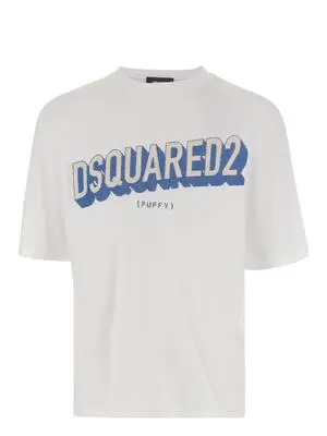 Dsquared2 Cotton T Shirt With Logo - White