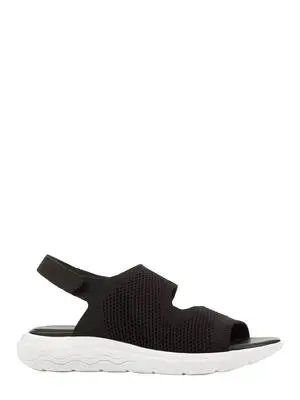 Geox Spherica Slingback Sandals - Black