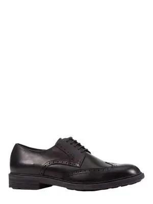 Geox Walk Pleasure Brogue Shoes - Black