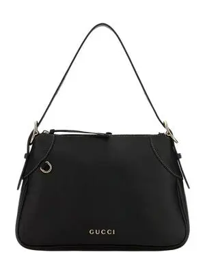 Gucci Medium Gg Emblem Tote - Black