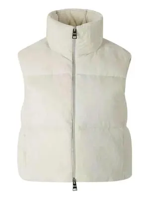 Herno Quilted High-neck Gilet - Neutrals