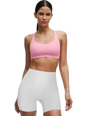 Lululemon Flexyflex Strappy Yoga Bra Candy Cloud