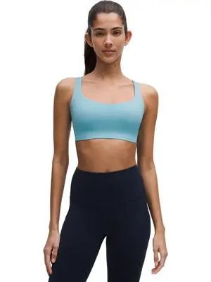 Lululemon Flexyflex Strappy Yoga Bra - Washed Blue