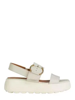 Geox 55mm Spherica Platform Sandals - Neutrals