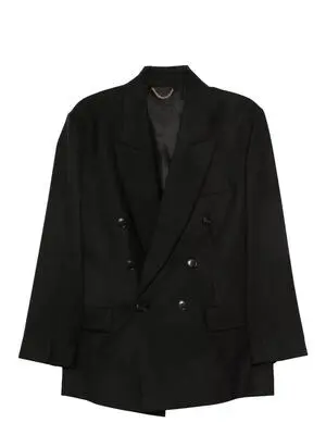 Victoria Beckham Double-breasted Blazer - Black