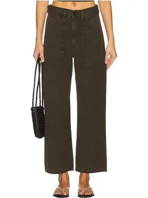 Citizens Of Humanity Ayla Crop Cargo - Dark Olive