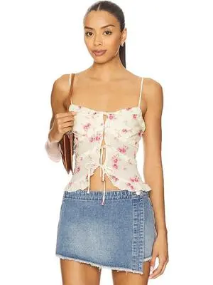 Astr The Label Islah Top - Pink Floral