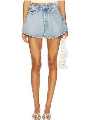 MOTHER The Flutter Denim Shorts - I Confess