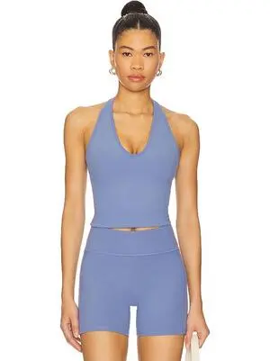 437 Halter Tank Top - French Blue