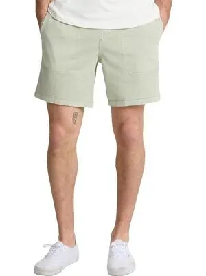 ROARK Made To Fade Stretch Cotton Drawstring Shorts - Wsg