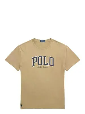 Polo Ralph Lauren Logo-print Crew-neck T-shirt Neutrals