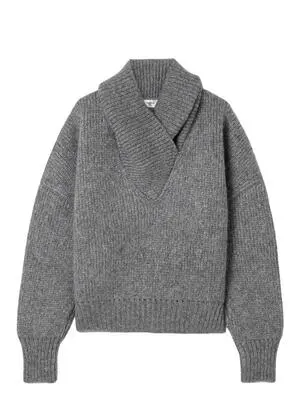 SAINT LAURENT Alpaca-Blend Turtleneck Sweater