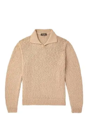 Loro Piana Isola Bella Cotton Polo Shirt - Neutrals