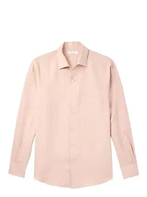 Loro Piana André Linen Shirt - Pink