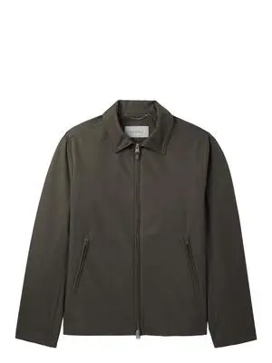 Canali Shell Bomber Jacket - Brown