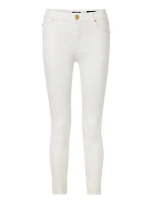Balmain High-rise Skinny Jeans - Off-white