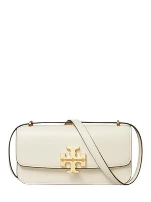 Tory Burch Eleanor E/w Small Convertible Shoulder Bag - Warm White