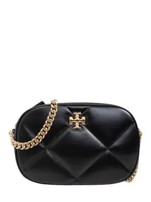 Tory Burch Kira Diamond Quilt Camera Bag - Black