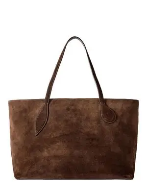 LIFFNER Mega Sprout Suede Tote - Brown