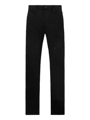 RtA Bryant Logo-print Jeans - Black