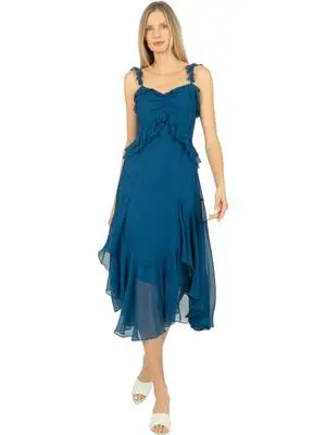 SECRET PON-PON Inessa Midi Dress - Deep Blue Sea