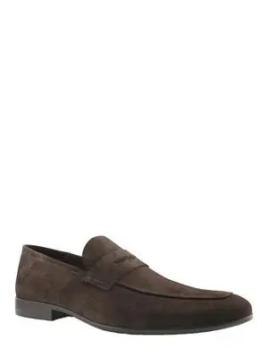 BLAKE MCKAY Sawyer Penny Loafer - Brown Suede