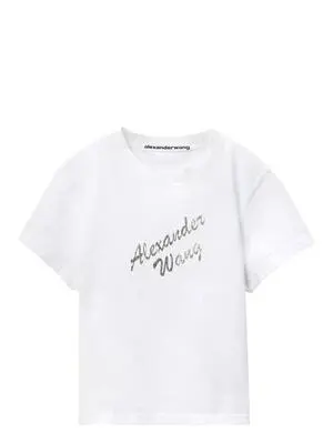 Alexander Wang Shrunken T-shirt - White