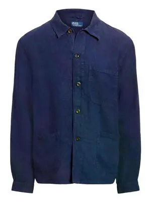 Polo Ralph Lauren Linen Shirt Jacket - Blue