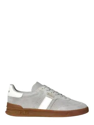 Polo Ralph Lauren Leather Panelled Sneakers - Grey