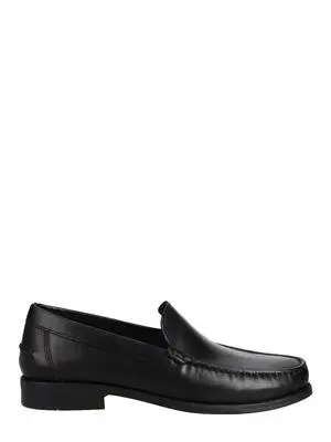 Geox Leather Damon Loafers - Black