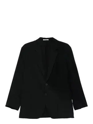 Auralee Cotton-wool Blazer - Black