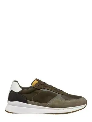 Geox Branthon Panelled Sneakers - Brown
