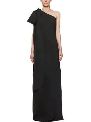 ATU BODY COUTURE One-shoulder Maxi Dress - Black
