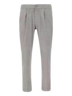Herno Pleated-detail Trousers - Grey