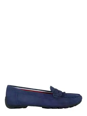 Geox Kosmopolis Suede Loafers - Blue