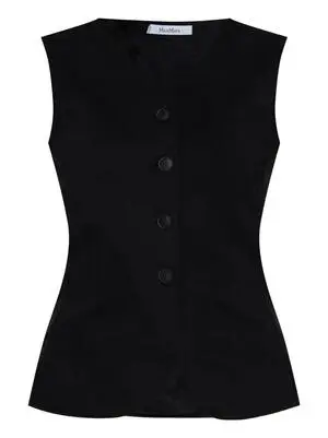 Max Mara Structured Vest - Black