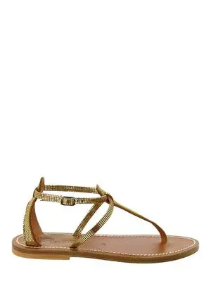 K.JACQUES Buffon Flat Sandals - Brown