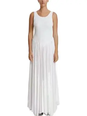 PNK Open-back Maxi Dress - White