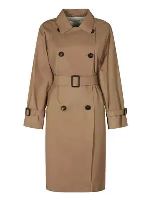 Max Mara Belted Double-breasted Trench Coat - Brown