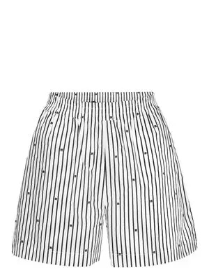 ROTATE BY BIRGER CHRISTENSEN Striped Shorts - White