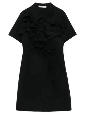 Viktor & Rolf Bow Bouquet Mini Dress - Black