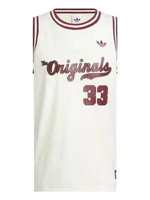 Adidas Mesh Sleeveless Jersey - Neutrals