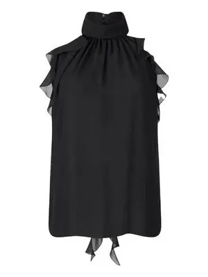 Liu Jo Halterneck Sleeveless Top - Black