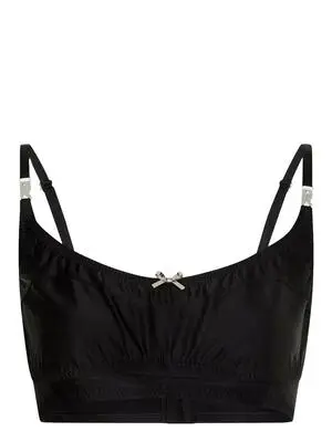 Rabanne Bow-embellished Tank Top - Black