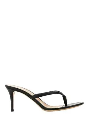 GIANVITO ROSSI 70mm Calypso Leather Sandals - Black