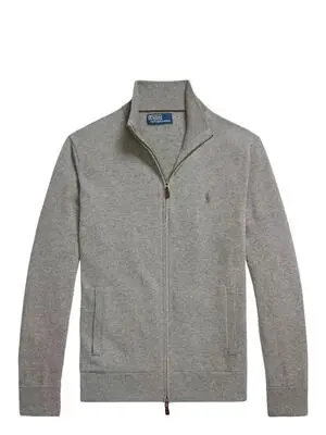 Polo Ralph Lauren Wool Zip-up Cardigan - Grey