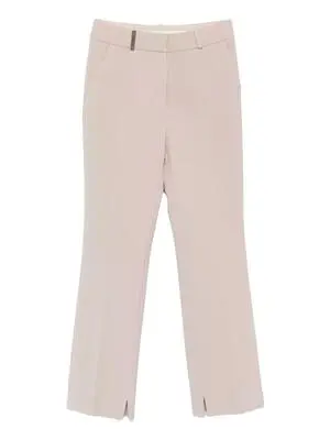 Peserico Cropped Trousers - Neutrals