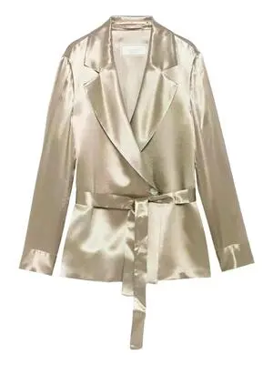 Peserico Satin Blazer - Green