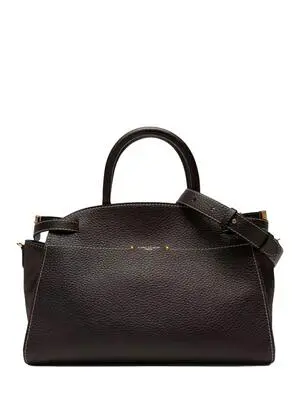 GIANNI CHIARINI Farah Maxi-grain Leather Tote Bag - Brown